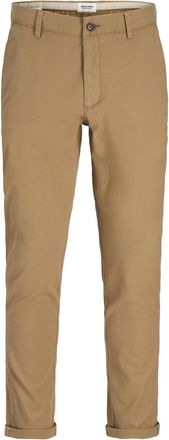 Jack & Jones Male Chino Hose Slim Fit Chino Hose, Farbe:Hellbraun, Jeans/Hosen Neu:30W / 34L