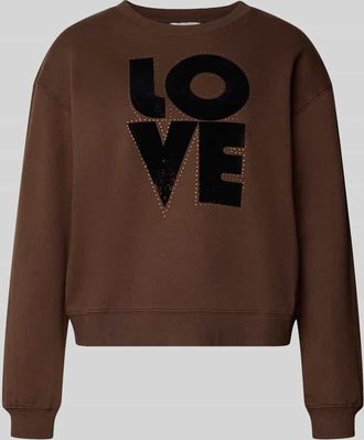 Pepe Jeans London Sweatshirt mit LOVE Frontprint Modell BRISA