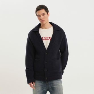 1989 STUDIO Blaue Wolljacke