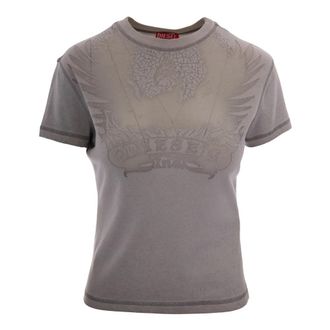 Diesel T-Ila-Aa7 - - Tops - Damen - Grau - S