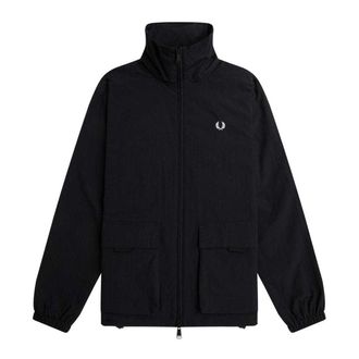 Fred Perry Jacke f&uuml;r Herren, Aufgesetzte Tasche (Schwarz)