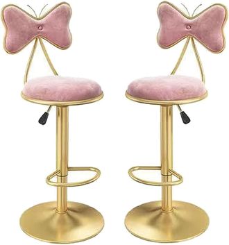 Generic Samt-Barhocker, Thekenh&ouml;he, 360&deg; drehbare Barhocker mit R&uuml;cken- und Fu&szlig;st&uuml;tze, K&uuml;chen-, Pub-, Caf&eacute;-, ESS- und K&uuml;cheninsel-Barhocker, 136 kg