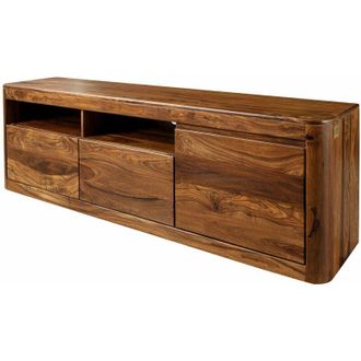 Massivmoebel24 TV-Board Sheesham 178x40x58 walnuss gewachst toronto 220