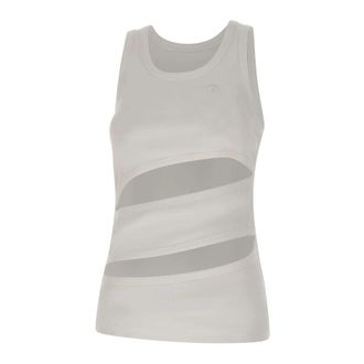 Coperni Spiral Tank Top - - Tops - Damen - Wei&szlig; - M