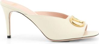 Valentino Garavani Femme, Chaussures, Beige, Taille: 38 1/2 EU VLogo Mule