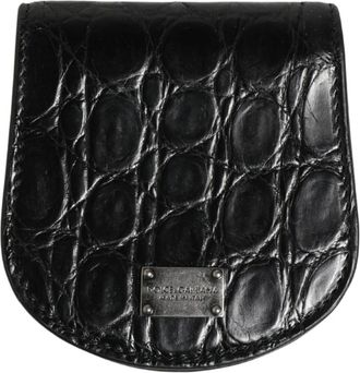 Dolce & Gabbana unisex, Accessoires, Noir, Taille: ONE Size Portefeuille Bifold