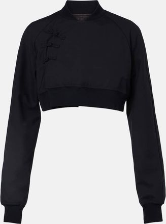 Comme Des Garçons Cropped-Top aus Wolle