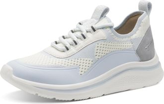 Tamaris Comfort Damen Sneaker flach mit Chunky-Sohle Vegan, Blau (Lt Blue), 38 EU