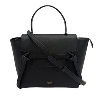 Celine Sac &agrave; main vintage en cuir Pre-owned - Femme - Pre-owned - Noir - Taille: ONE Size
