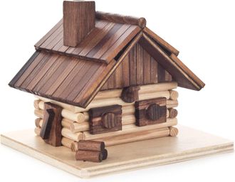 Dregeno Seiffen eG R&auml;ucherhaus, Holz, Natur, 11 cm