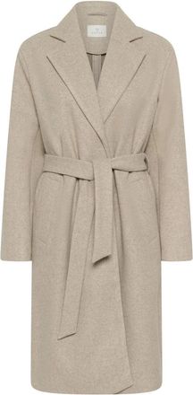 Kaffe Femme, Manteaux, Beige, Taille: 48 FR KAsaturn Jacket