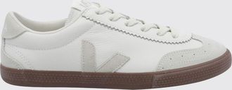 Veja Baskets basses Volley en cuir O. T. avec logo contrastant