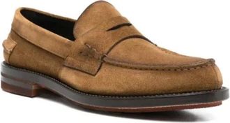 Fabi Homme, Chaussures, Brun, Taille: 41 1/2 EU Mocassin en cuir de veau