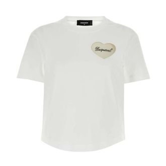 Dsquared2 Damen, Oberteile, Wei&szlig;, SGr&ouml;&szlig;e