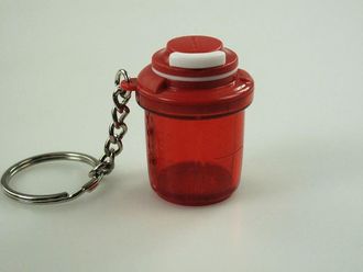 Tupperware Schlüsselanhänger rot Extra Chef Miniatur ExtraChef Anhänger