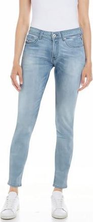 Replay Jean Femme New Luz Skinny-Fit mit Comfort Stretch, Bleu Clair 010 (Blau), 25W / 28L
