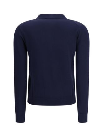 Weekend by Max Mara Womens Palanca Sweater Blu Viscose; Polyester