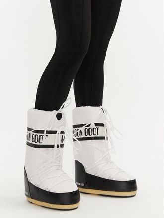 Moon Boot Moon Boot Schneeschuhe Mb Icon Nylon 80D1400440 Wei&szlig;