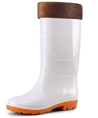 Pangolin Bottes de Pluie Chaudes Unisexe avec Doublure Hiver Amovible - Anti-d&eacute;rapantes, Imperm&eacute;ables & Confortables - Bottes de Jardin, Travail, Pluie, Neige 