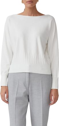 s.Oliver Black Label s.Oliver Strickpullover mit Strukturmuster am Saum