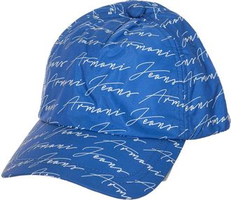 Armani Jeans Moderne Herrenkappe mit Verstellbarem Verschluss - - Accessories - Herren - Blau - ONE SIZE
