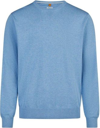 Redmond Rundhalspullover Basic (1-tlg) Pullover - Baumwolle - Atmungsaktiv - Weicher Feinstrick