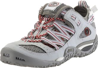Timberland Hydroclimb 31673, Damen Sportschuhe - Wassersport, grau, (Light Grey/red), EU 39 1/2, (US 8 1/2), (UK 6 1/2)