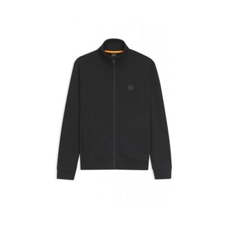 HUGO BOSS Homme, Sweatshirts et sweats &agrave; capuche, Noir, Taille: L SweaT-shirt Zestart Half Zip