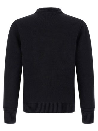 Gucci Intarsia Logo Knit Sweater - Black