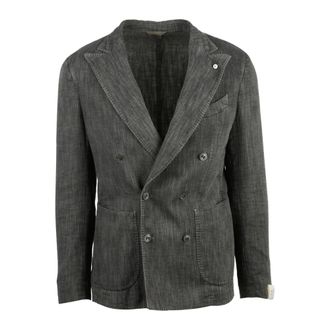 L.B.M. 1911 L.b.m. 1911, Homme, Vestes, Vert, Taille: M Doppiopetto Jacket