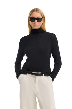 Bugatti Damen Rollkragen Shirt W8504-84648 elastisch, weicher Modal-Elasthan-Mix