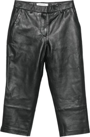 Frankie Shop Femme, Pantalons, Noir, Taille: 36 FR Leather Pantalons