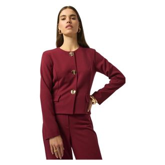 Joseph Ribkoff Bordeaux Jacken f&uuml;r Stilvolle Outfits - - Jackets - Damen - Rot - 4XL