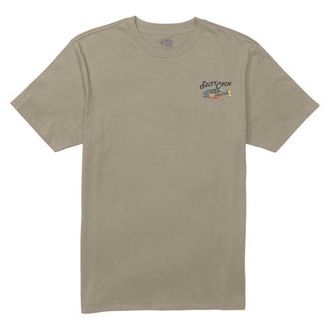 Salty Crew Tackle Shop T-Shirt &agrave; Manches Courtes pour Homme, Brindille, Taille L