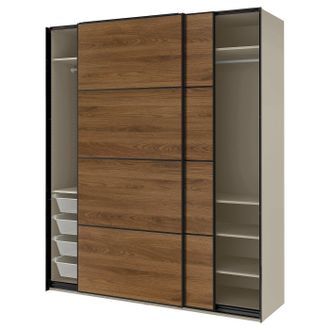 IKEA PAX / MEHAMN Kleiderschrank mit Schiebetüren