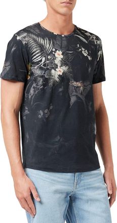 Key Largo Herren Amazonas Round T-Shirt, Black (1100), XXL