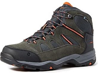 Hi-Tec Hi-Tec Banderra II WP Wide, Chaussures de Randonnée Hautes Homme, Gris (Charcoal/Graphite/Burnt Orange 51), 41 EU