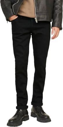 Jack & Jones Jean Glenn Original Slim Fit pour homme : stretch haute performance pour une utilisation toute la journ&eacute;e, Noir, 34W / 32L