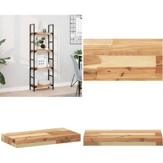 vidaXL &Eacute;tag&egrave;re flottante 60x20x4 cm acacia massif finition &agrave; lhuile - Etagere Murale - &Eacute;tag&egrave;re Flottante - Meuble D&eacute;coratif - Rangement Mural