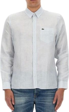 Lacoste Homme, Chemises, Bleu, Taille: L Camicia a righe