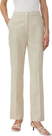 s.Oliver Melierte Straight-Leg-Hose aus Baumwollmix