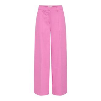 Ichi Weite Hosen - - Trousers - Damen - Rosa - M