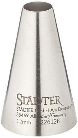 St&auml;dter 226128 Locht&uuml;lle 12 mm, Edelstahl, Silber