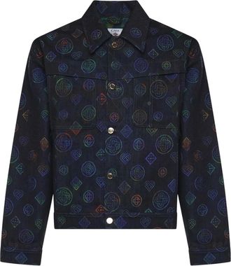 Casablanca Veste en jean Heatmap - Homme - Vestes - Bleu - Taille: XL