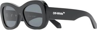 Off-white Sonnenbrille - Pablo Logo Sunglasses - Gr. unisize - in Schwarz - f&uuml;r Damen