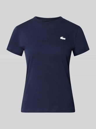 Lacoste Sport Slim Fit Sport-T-Shirt aus Baumwoll-Mix