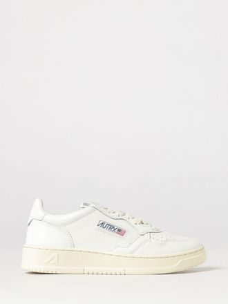 Autry Medalist Low Bicolor-Ledersneaker mit perforierter Spitze