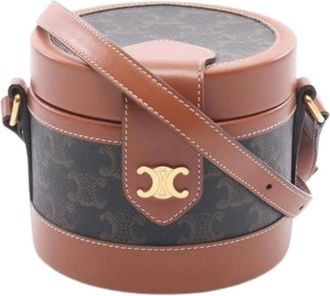Celine Sac bandouli&egrave;re vintage doccasion - Femme - Pre-owned - Brun - Taille: ONE Size