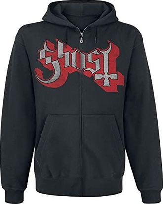 Ghost Ring Photo Homme Sweat-shirt zippé à capuche noir XXL