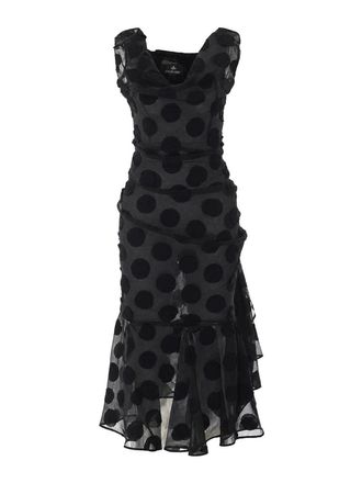 Vivienne Westwood Robe Au Genou - Noir